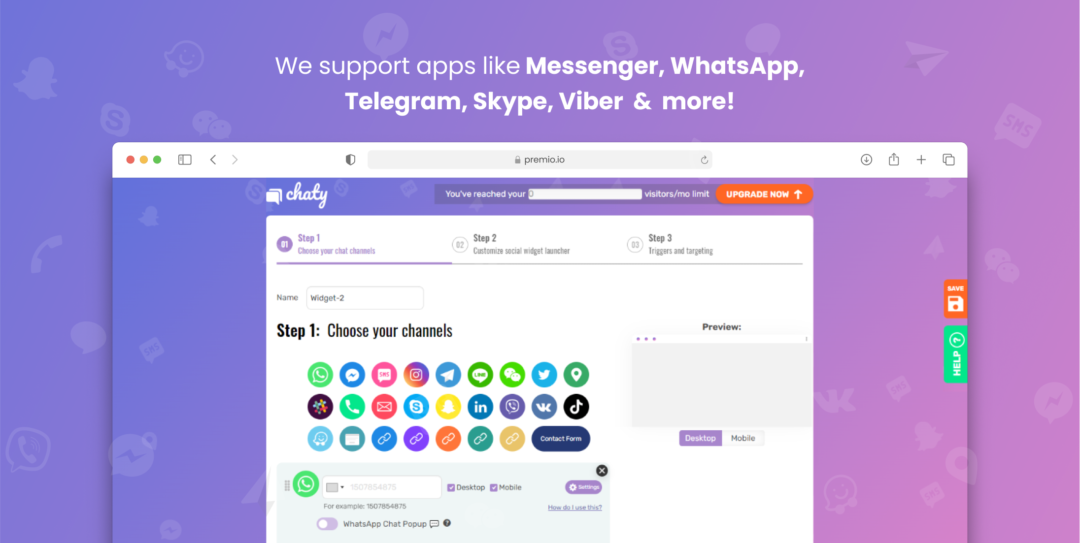 5 alternativas de ManyChat y aplicaciones de chat en vivo similares - Chaty